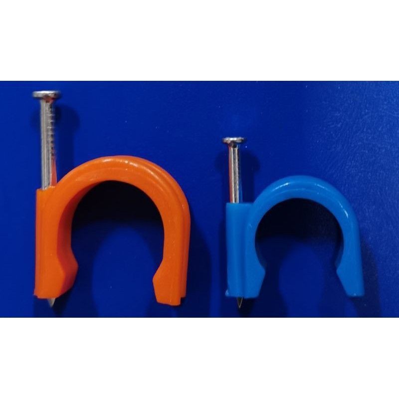 PVC CLAMP ORANGES BLUE 1/2 3/4 100pcs 1packP | Shopee Philippines