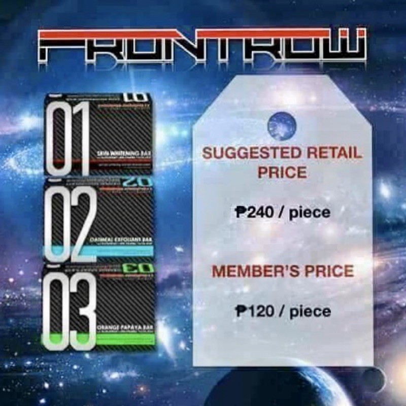 Frontrow LUXXE SOAP 01 02 03 | Shopee Philippines