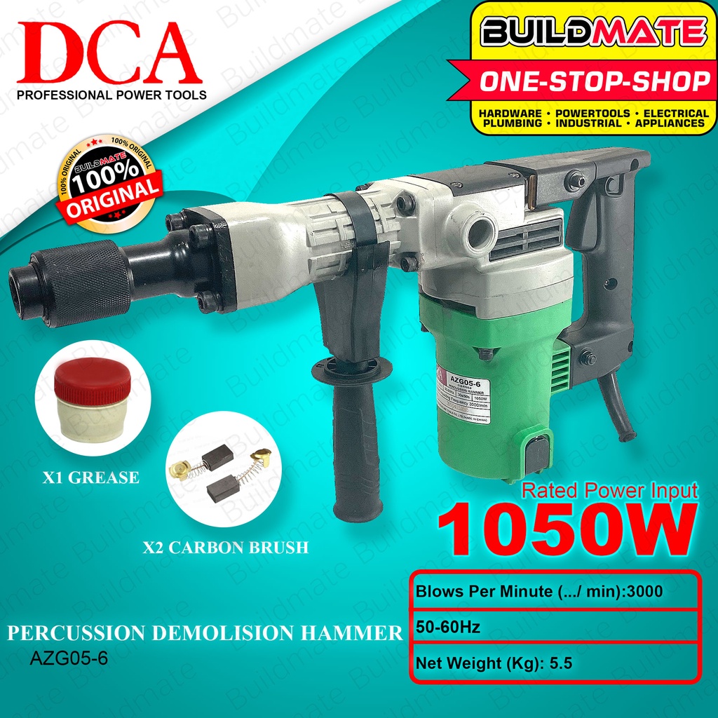 BUILDMATE DCA Percussion Demolition Hammer 1050W Concrete Breaker ...