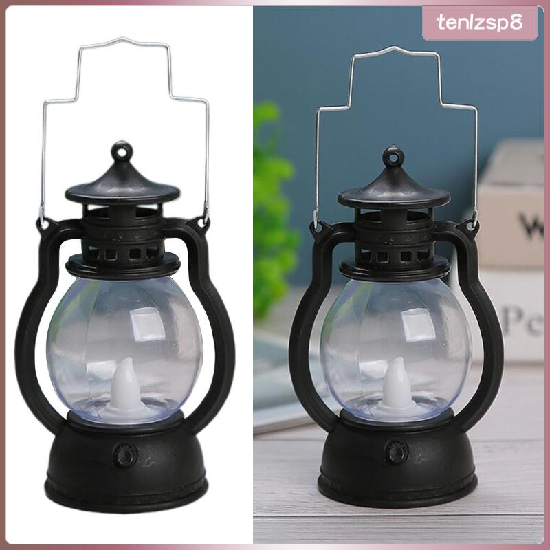 [ Vintage Rustic Accent Old Fashioned ing Lantern Oil Lamp Bulb ...