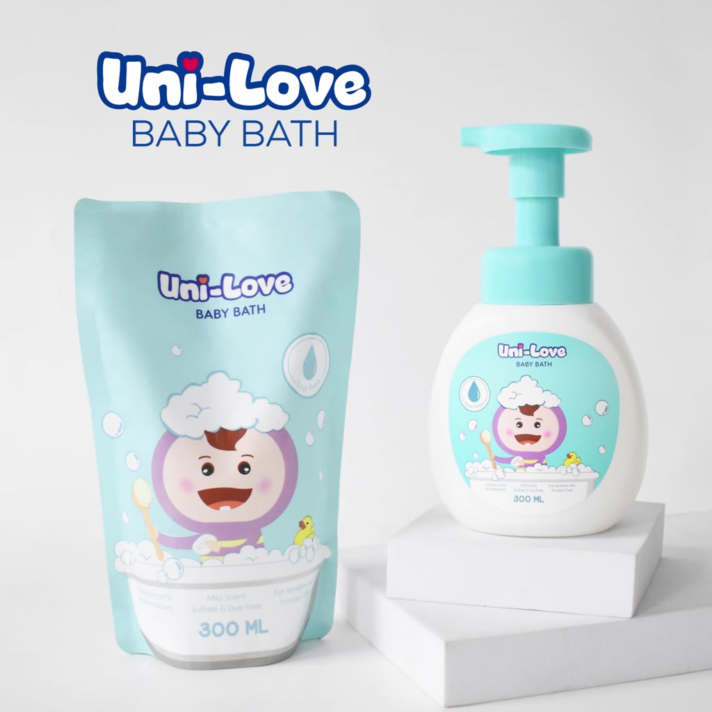 UniLove Baby Bath 300ml Bottle of 1 | Shopee Philippines