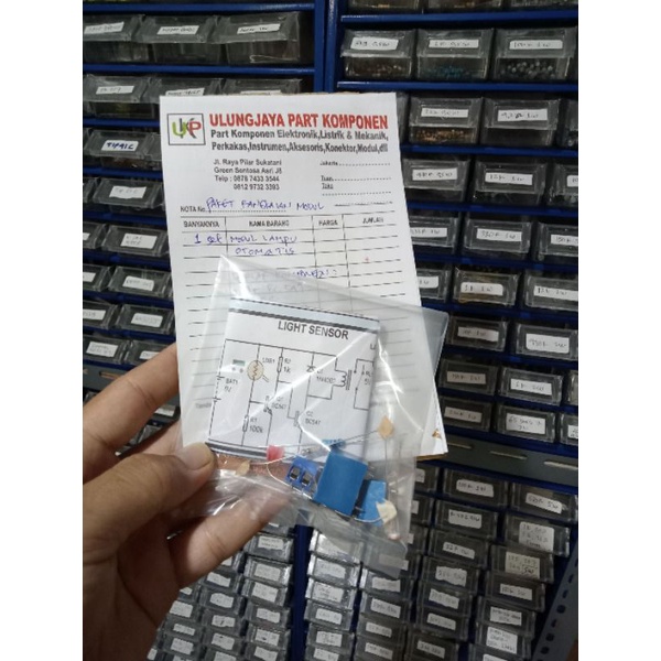 CAHAYA Diy LDR BC547 light sensor automatic light scheme circuit ...