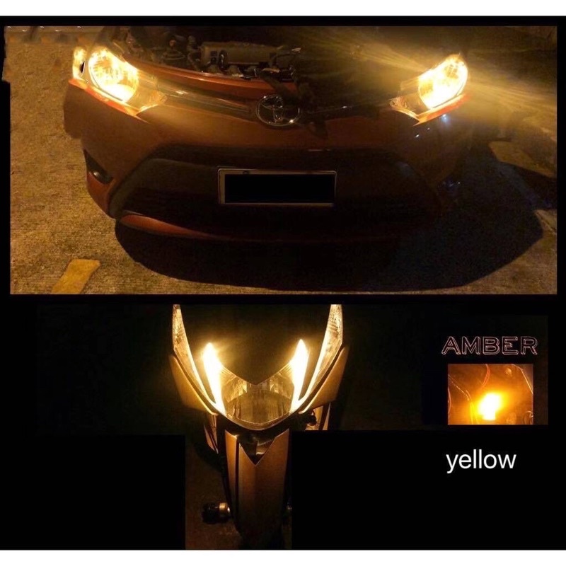 1pc PARK LIGHT LED PREMIUM GOLD PLATED PEANUT BULB LED19 | Shopee ...