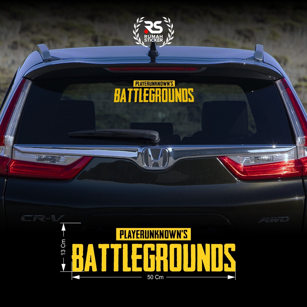Pubg PLAYERUNKNOWNS BATTLEGROUNDS game logo car stickers | Shopee ...