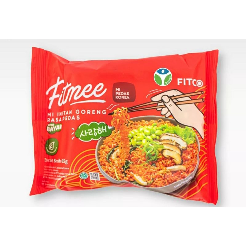 Fitmee Korean Spicy Spinach 65 gr | Healthy NOODLES | Low Calorie ...