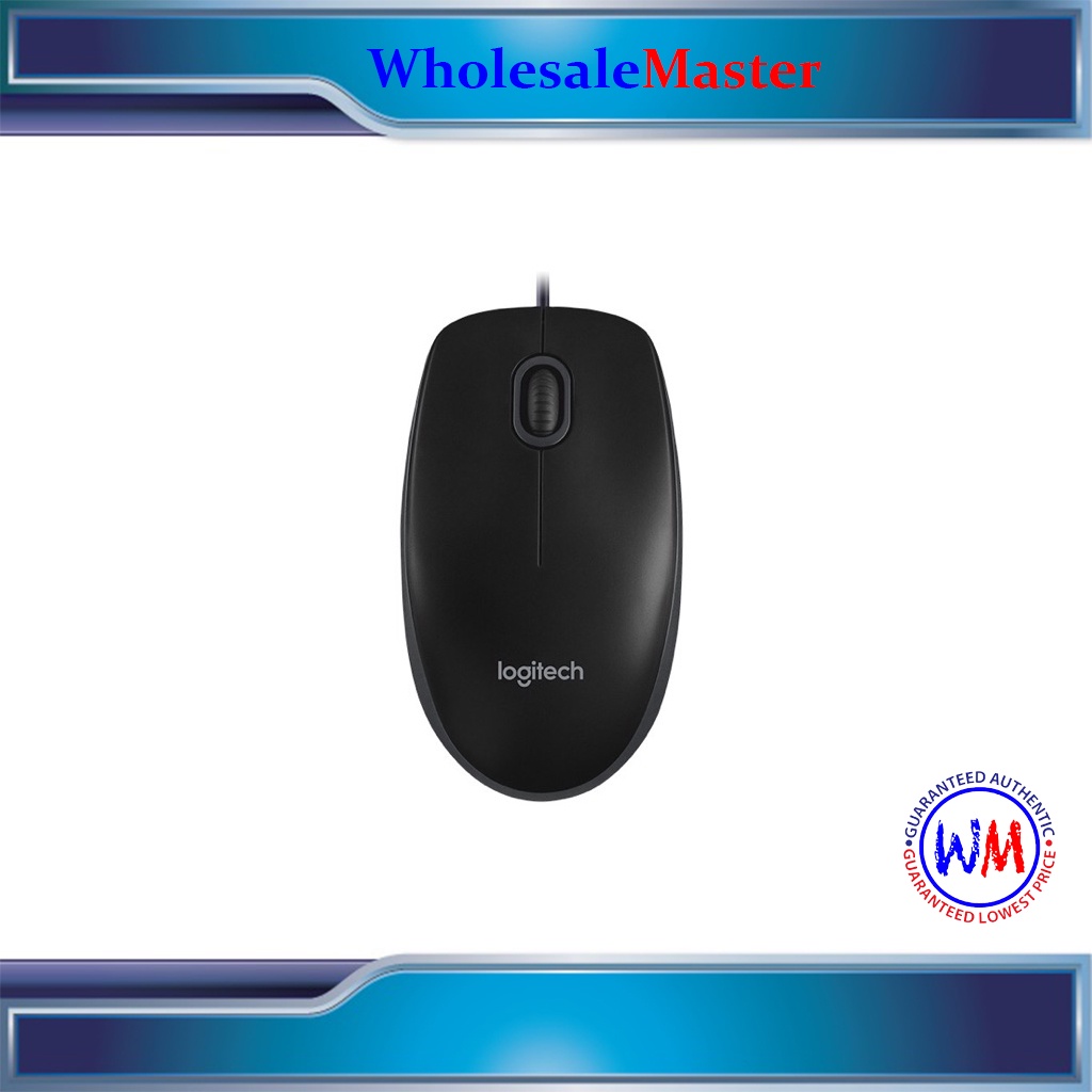 Logitech USB Optical Mouse B100 | Shopee Philippines