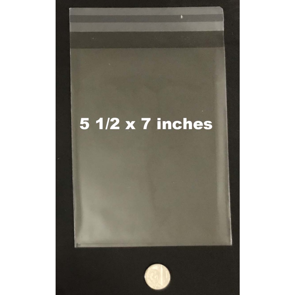 OPP Plastic with Adhesive/ 200 pcs per pack | Shopee Philippines