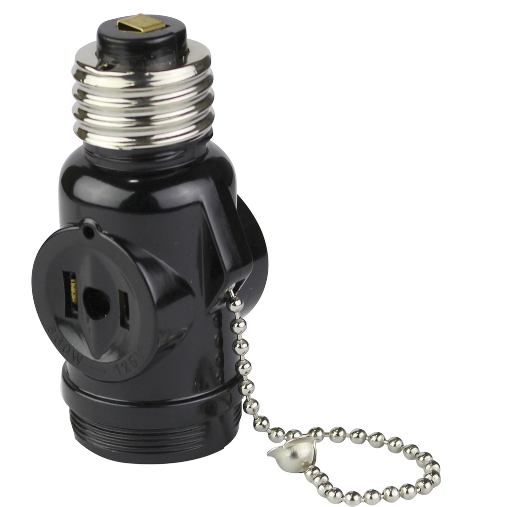 Pull Chain Electrical Outlets 1pc. (Black) | Shopee Philippines