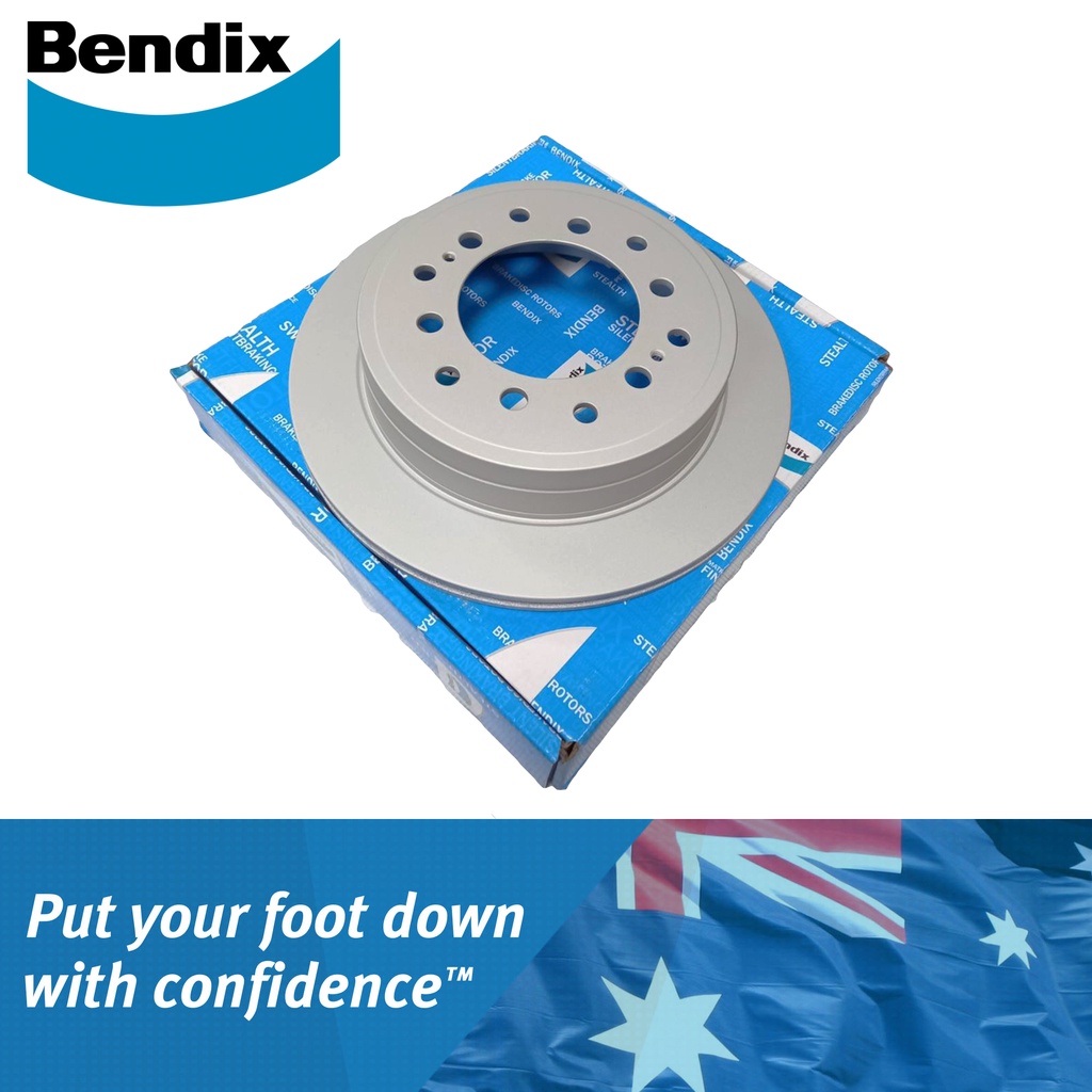 Bendix Brake Disc Rotor BR793 Rear for Toyota Prado 1997-2008 | Shopee Philippines