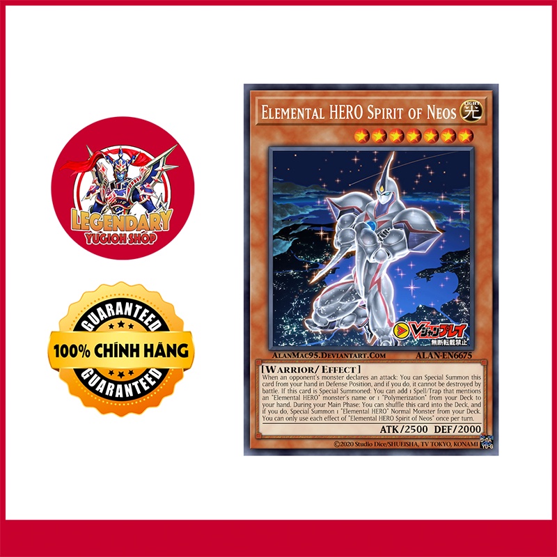 [Original Yugioh Card] Elemental HERO Spirit of Neos | Shopee Philippines