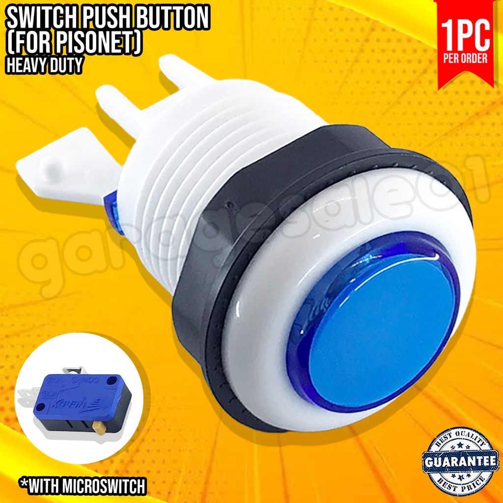 Blue Switch Push Button For Karaoke/Videoke/Arcade Machine With ...