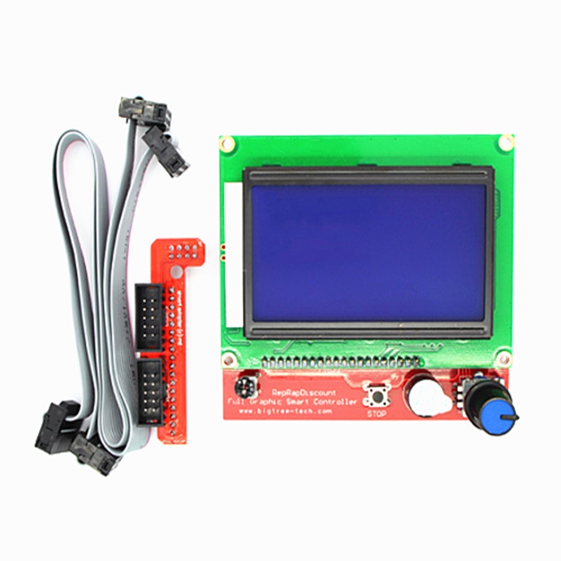 3D Printer Kit Smart Parts RAMPS 1.4 Controller Control Panel LCD 12864 Display Monitor ...