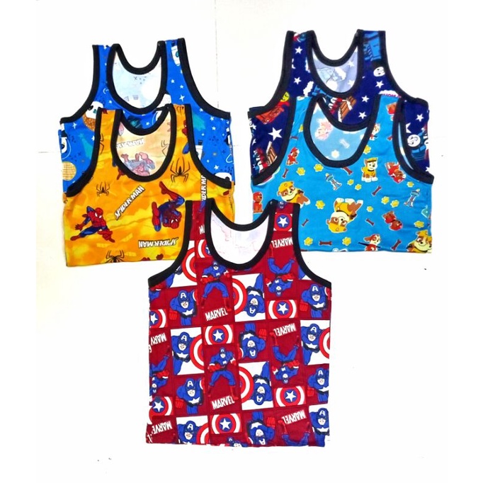 SANDO for kids boys assorted (small, Medium large, xl) character sando ...