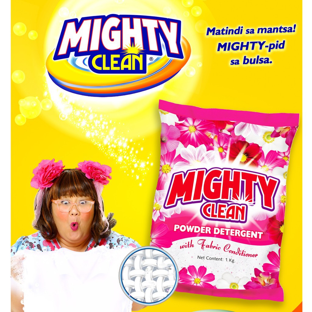 Mighty Clean Detergent Powder Floral Blossom - Powder (Pink) - 1 kilo ...