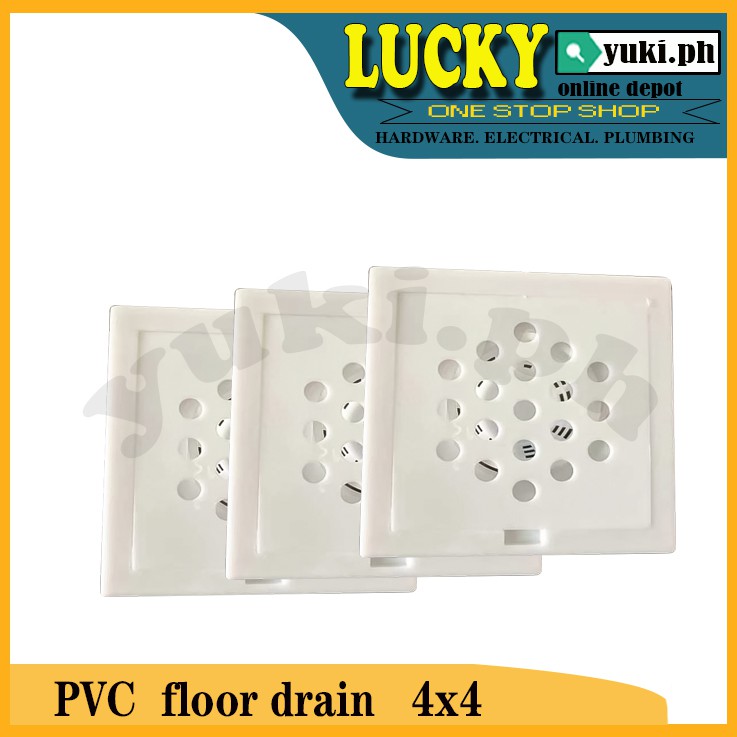 PVC Floor Strainer with Basket Drain 4x4 | Shopee Philippines