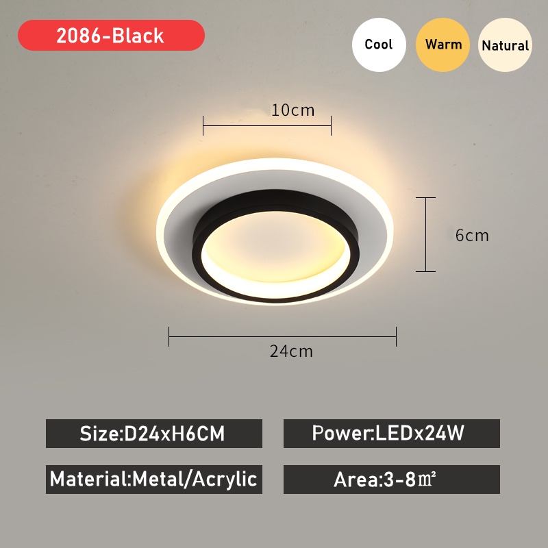 Nordic Led Ceiling Light Center Lights Celling Lamp Bedroom Living Room ...