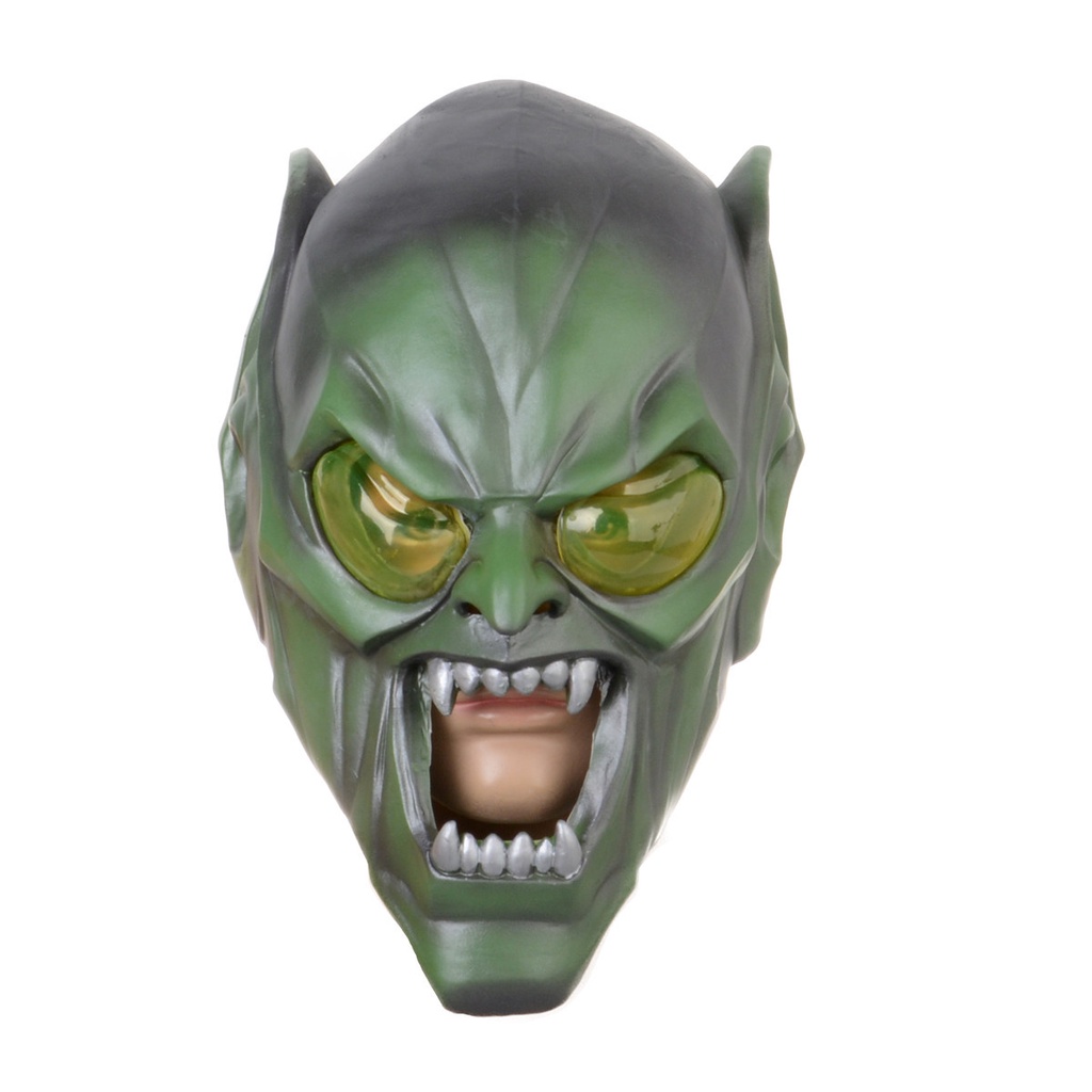Scary Green Goblin Mask Horror Cosplay Props No Way Home Superhero ...