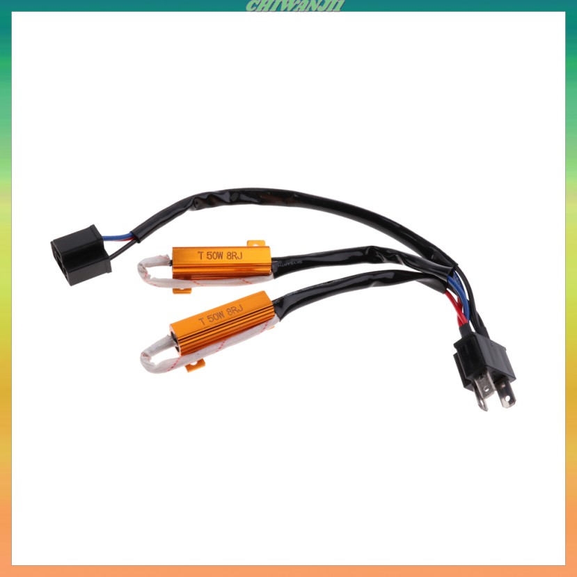 [CHIWANJI1] Error 50W 8Ohm Load Resistor Wiring For H4 LED Bulb Fog ...