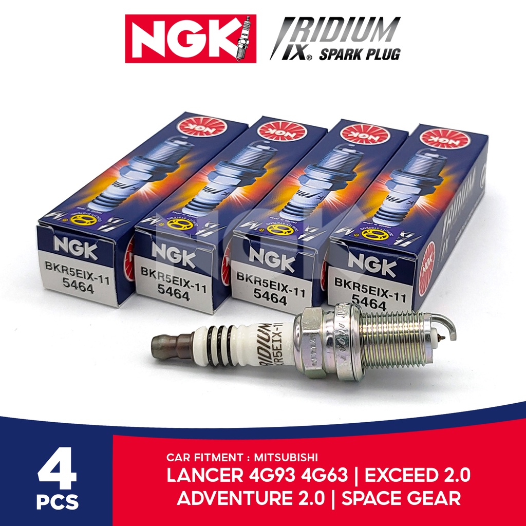 NGK BKR5EIX-11 Iridium IX Spark plug Mitsubishi Lancer 4G63 4G93 / Adventure Space Gear Exceed ...