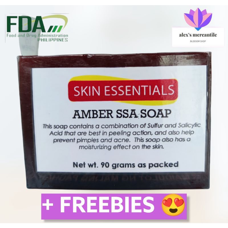 Skin Essentials Amber Sulfur and Salicylic Acid Soap SSA | Shopee ...