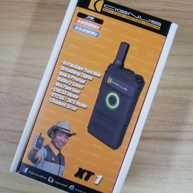 Cignus XT-1 UHF 2 WATTS Two Way Radio | Shopee Philippines