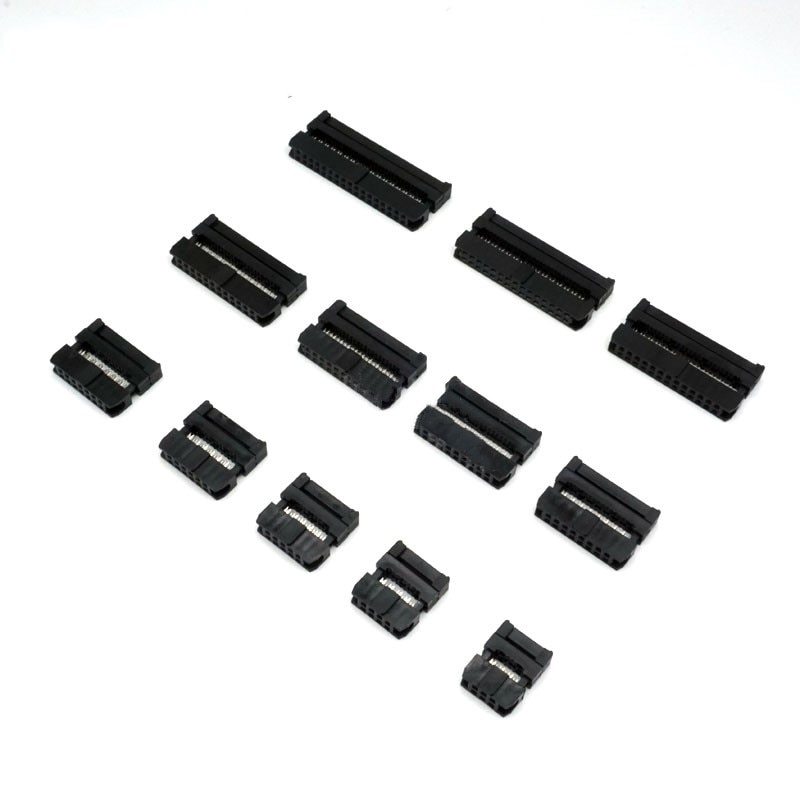 20pcs/lot Dual Row Pitch 2.0mm IDC Socket Connector FC Female Header ...