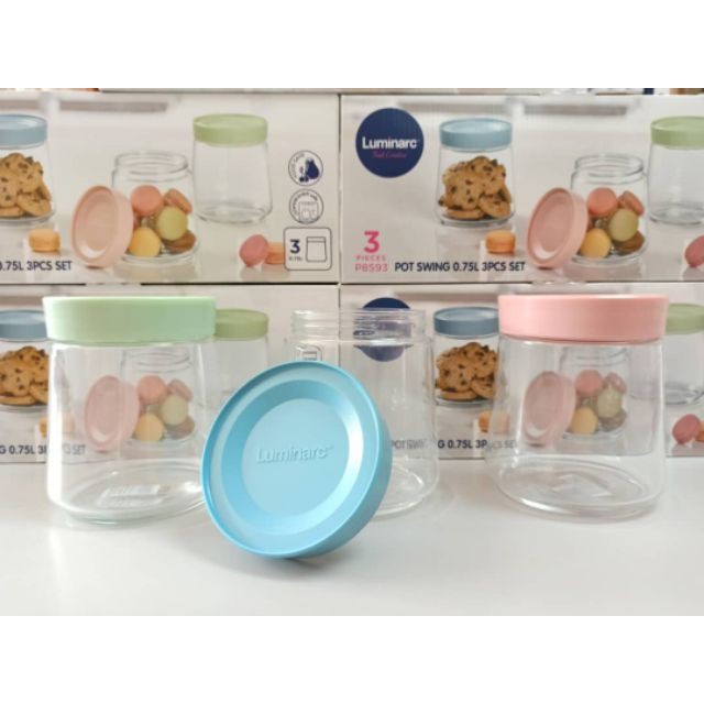 Luminarc Pot Swing 0.75L (3PCS SET) | Shopee Philippines