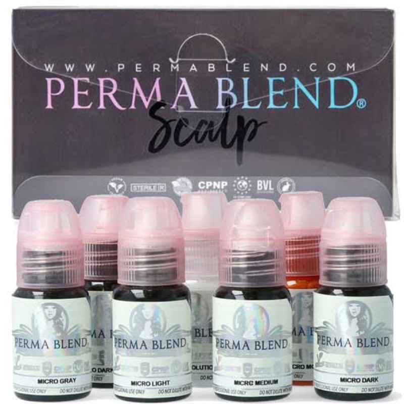 Permablend Micro Scalp Pigment 15ml. 100% Authentic Perma Blend Product. Made in USA | Shopee ...