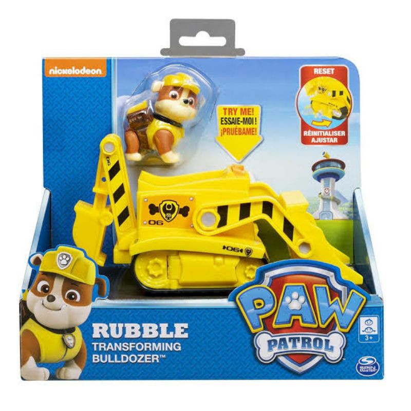 Paw Patrol, Rubble 's Transforming Bulldozer with Pop-out Tools ...