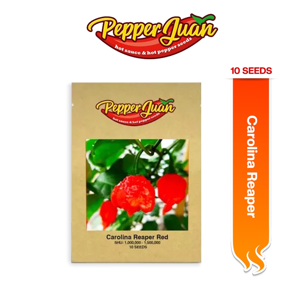 Red Carolina Reaper Pepper Seeds (20pcs seeds) World's Hottest Pepper ...