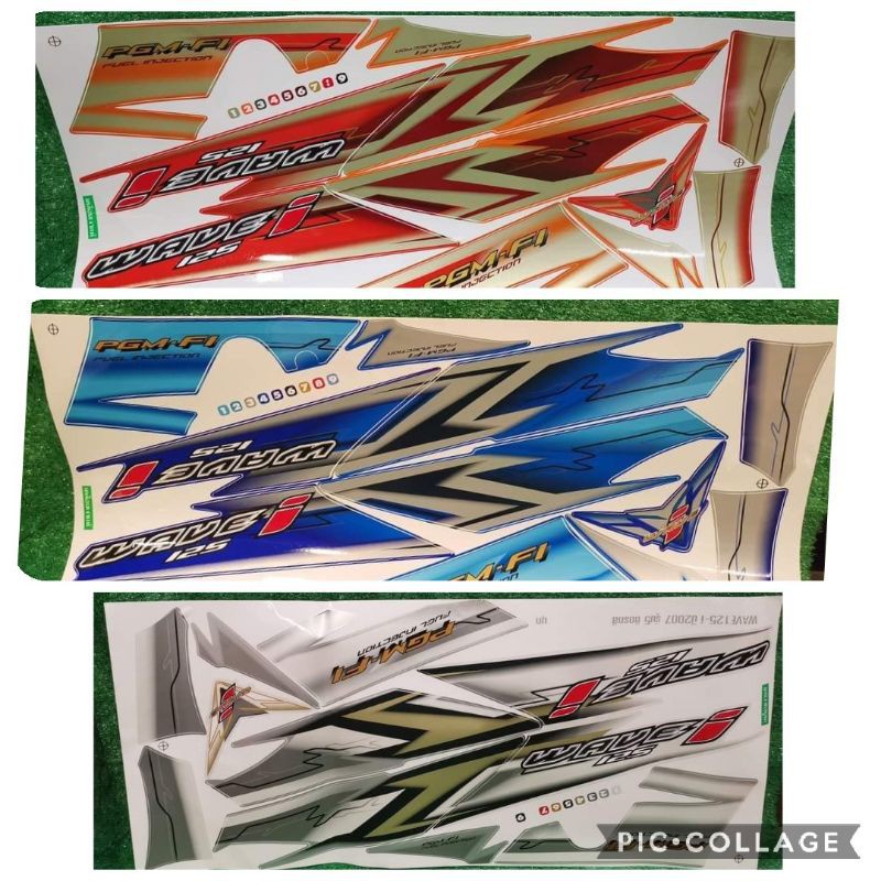 ⊕ original wave 125 i Decals sticker Original Made in Thailand | Shopee ...