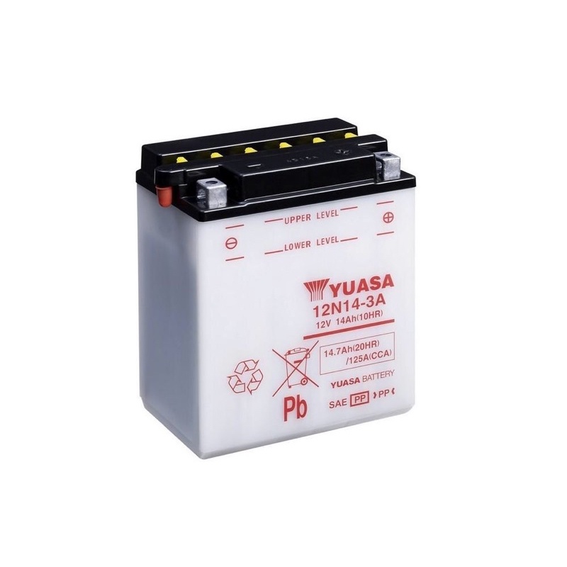 Yuasa 12N14-3A / 12N14-3A-BS 12V Conventional Battery | Shopee Philippines