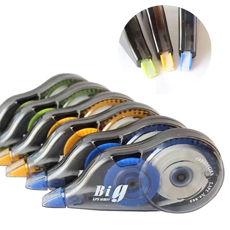 1PC Correction Tape Large capacity 12 m length Correction Tape Cost effective 3 colors Use smoothly Stationary Shopee Philippines