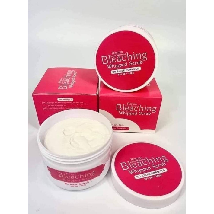 Bleaching Whipped Scrub Instant Whitening by ROSMAR Skin Essentials ...
