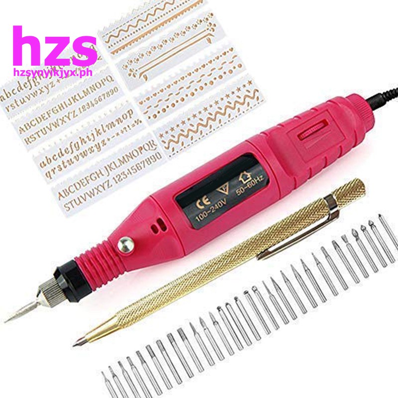 Electric Mini Engraver Pen Mini Diy Engraving Tool Kit For Metal Glass ...