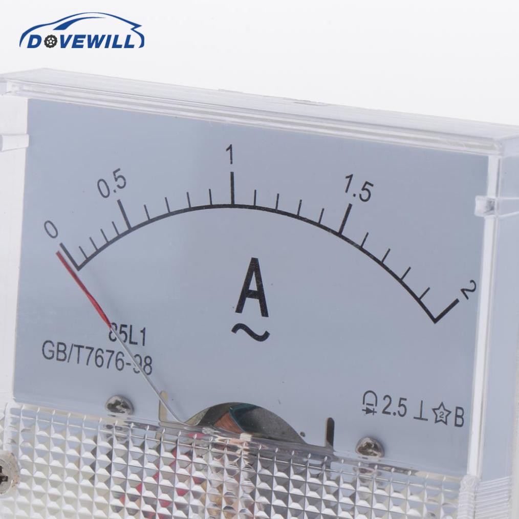 Dovewill Accurate 85L1 Analog Panel Ammeter Gauge Ampere Current Meter | Shopee Philippines