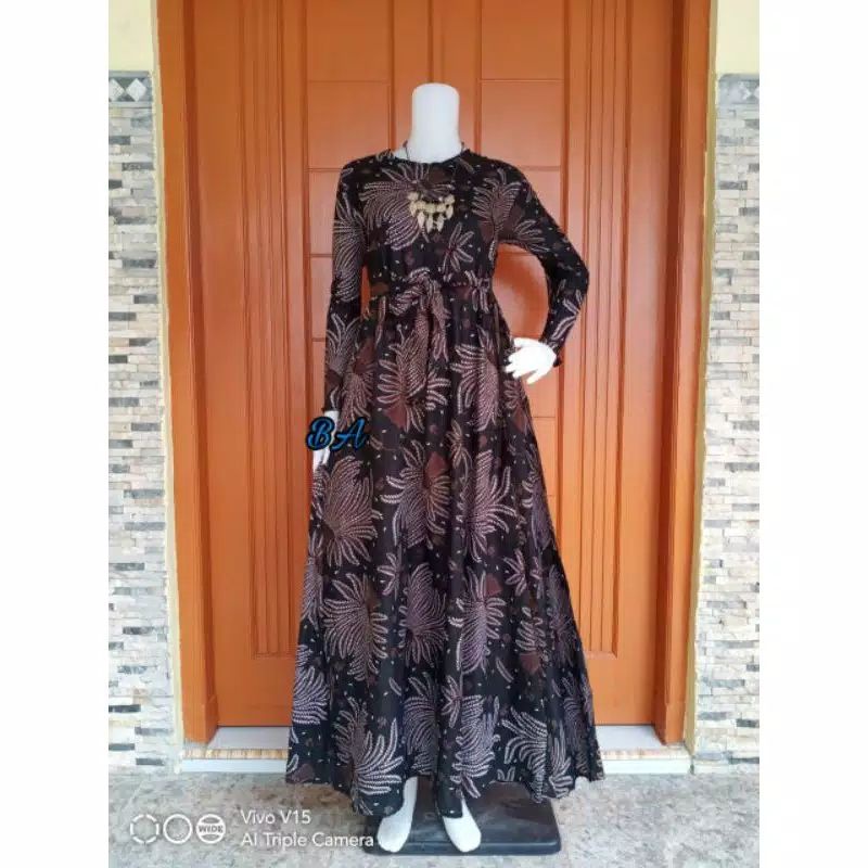 Gamis BATIK MANGGAR, Rice, SEKAR, CANTIK,KUBIS, Fans, Leaves,KUPU ...