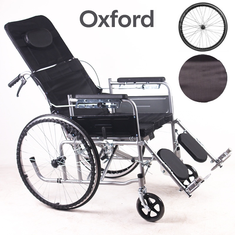 Functional Medical Wheelchair Hand Push Semi-recumbent Full Recumbent ...