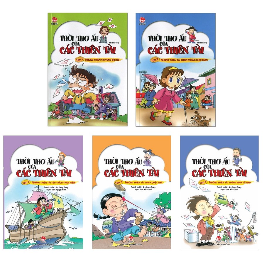 Kim Dong Book - The Childhood of Geniuses (Sin Ueng Seop) | Shopee ...