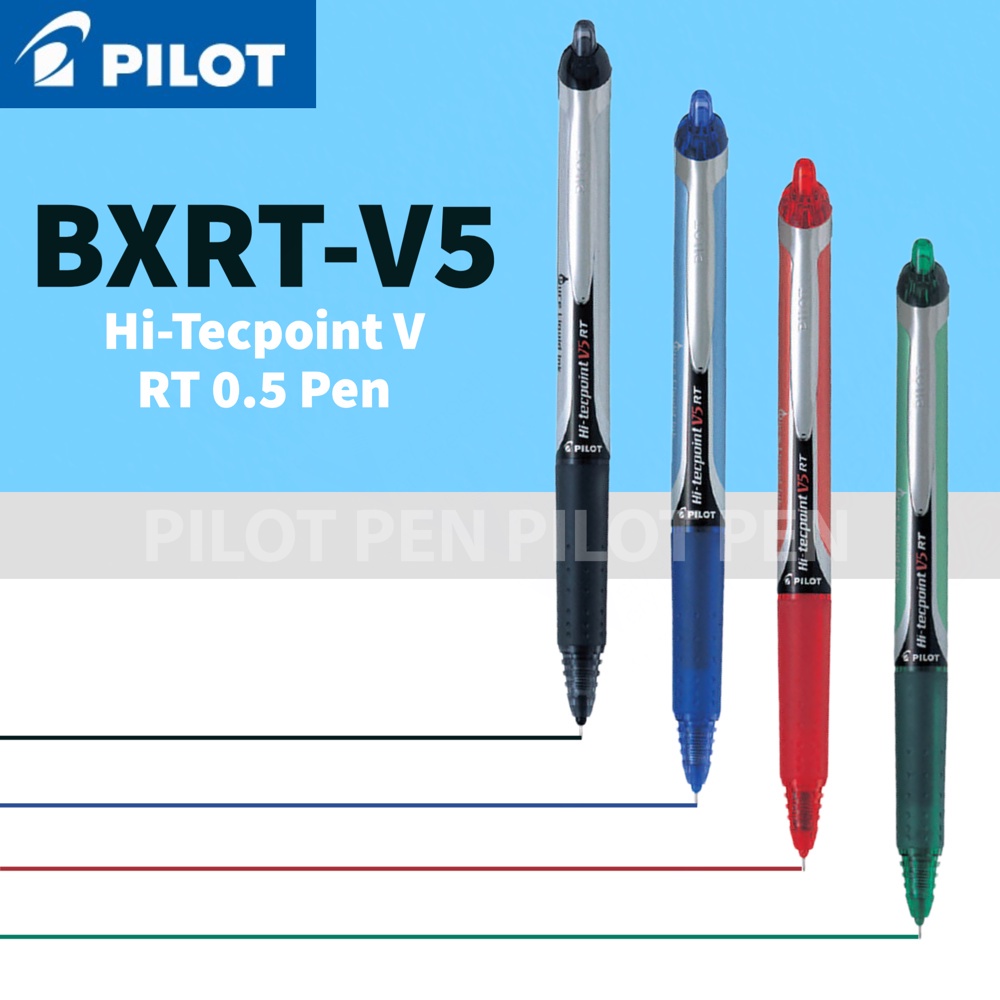 Pilot BXRT-V5 Hi-Tecpoint V RT 0.5 Pen | Pilot Pen | Shopee Philippines