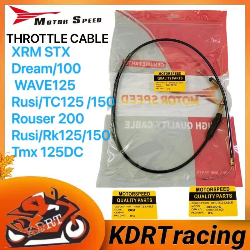 Throttle Cable Motor Speed For motorcycle Xrm Dream/100 WAVE125 Stx Rusi/TC125Rouser 200 Rusi/Rk ...