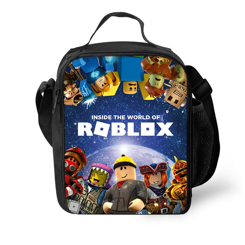 Roblox Large Package Lunchbox School Backpack Sling Bag Picnic Bag Meal ...