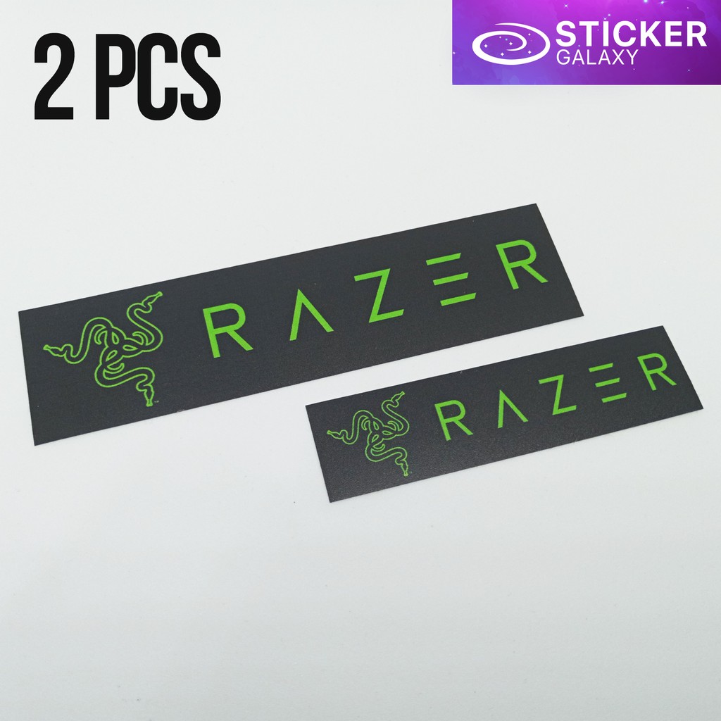 2pcs. RAZER STICKER (PC gamer vinyl) | Shopee Philippines