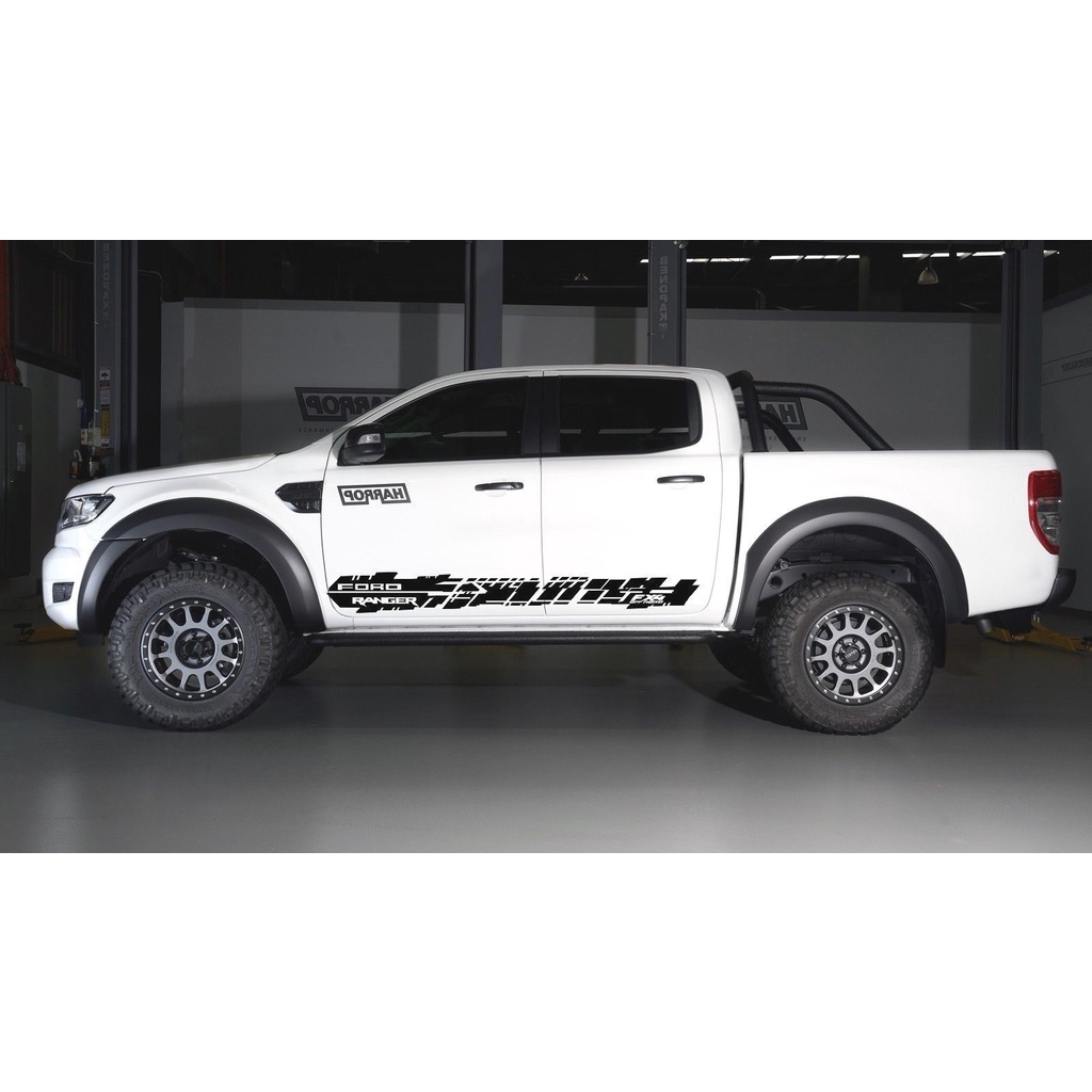 1Set/2pcs Ford RANGER custom graphics side stripe decal sticker kit for ...