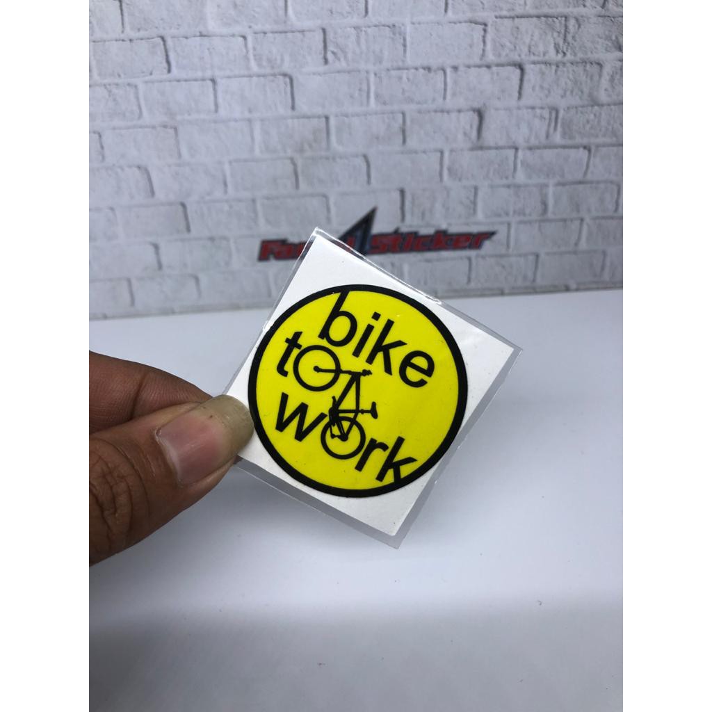 Polygon TO WORK bicycle stickers | Shopee Philippines
