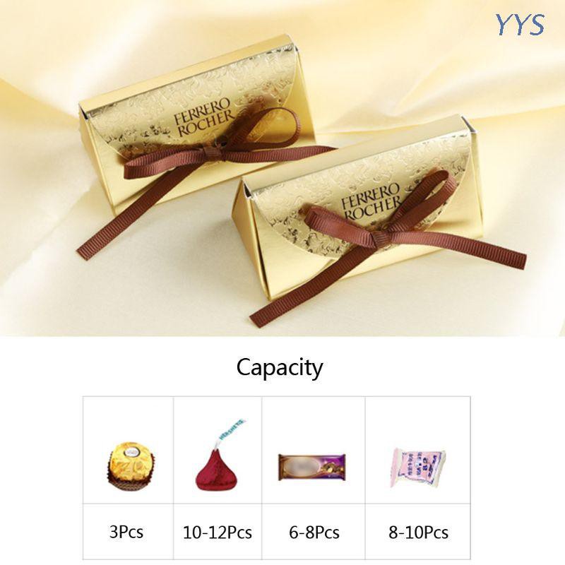YYS 20/50Pcs Creative Wedding Favors Supplies Candy Boxes Party Baby ...