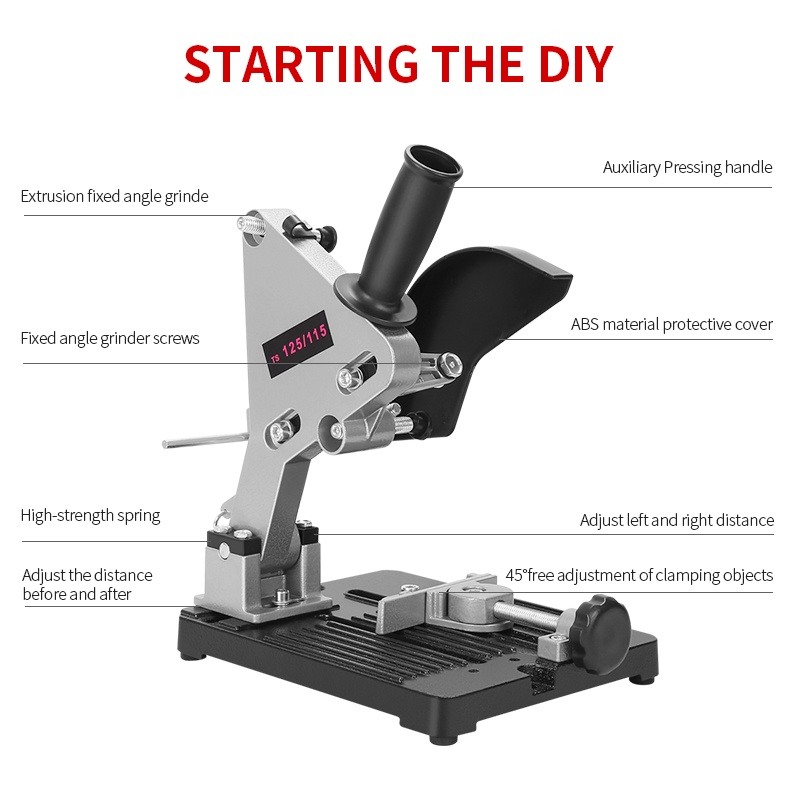 Angel Grinder Holder Stand Cutter Support Bracket TZ-6103 | Shopee ...