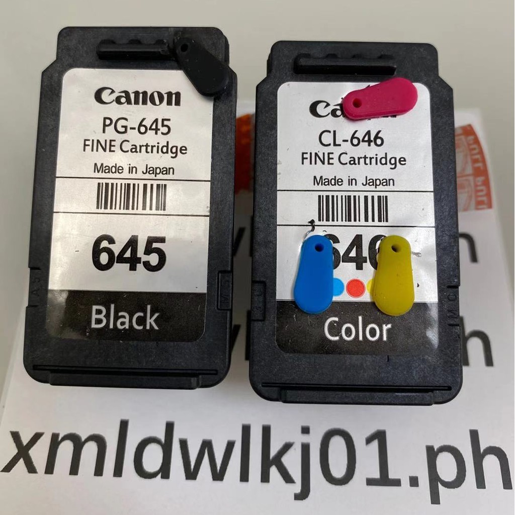 Pixma Canon PG-645 CL-646 cartridge MG2460 MG2500 MG2560 3060 2965 ...