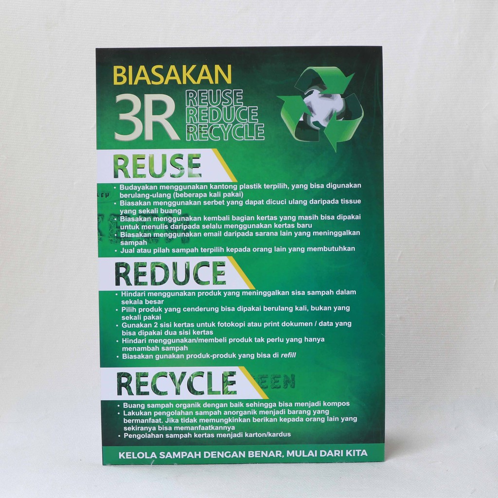 3R Waste Processing Poster, Waste Processing Poster, Environmental ...