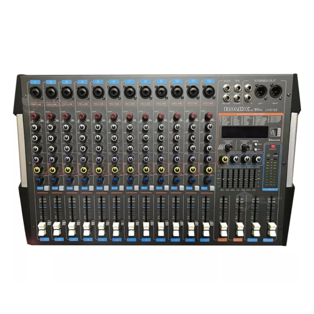 IMIX BY Trident LIVE 12II 12'' Channel Professional Mixing Console ...